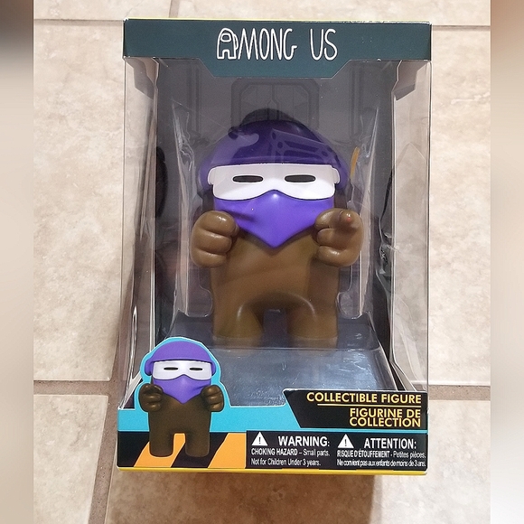 Among Us | Toys | Among Us Brown Crewmate With Mask Collectible Figure ...